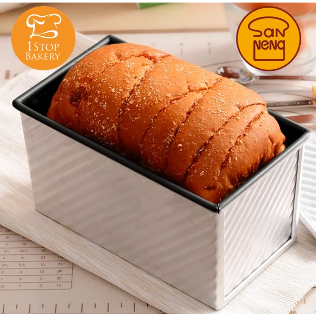 San neng SN2055 450g. Corrugated Loaf Pan Non-Stick With Lid / พิมพ์ขนม ...
