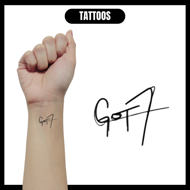 GOT7 tattoos (แทททูGOT7) | Shopee Thailand