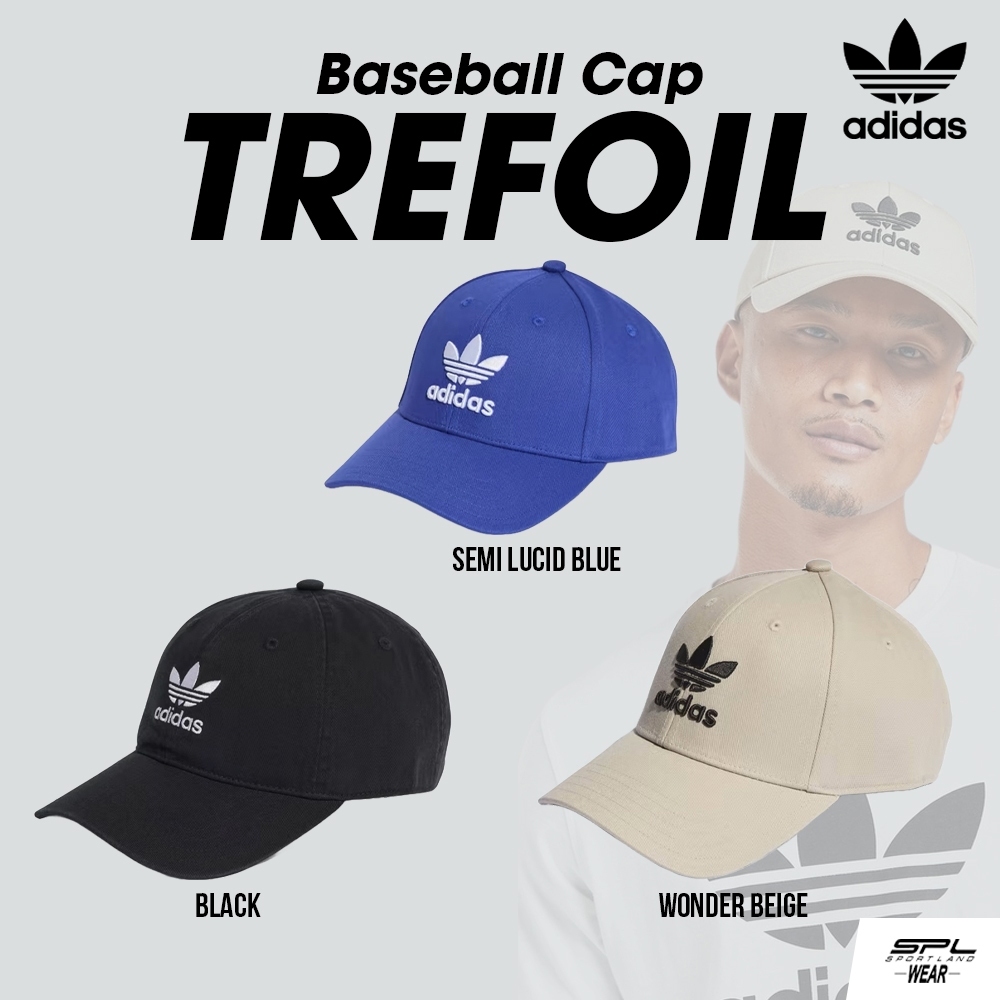 Adidas Collection อาดิดาส หมวกแก๊ป หมวกกีฬา Trefoil Baseball Cap IB9971 ...