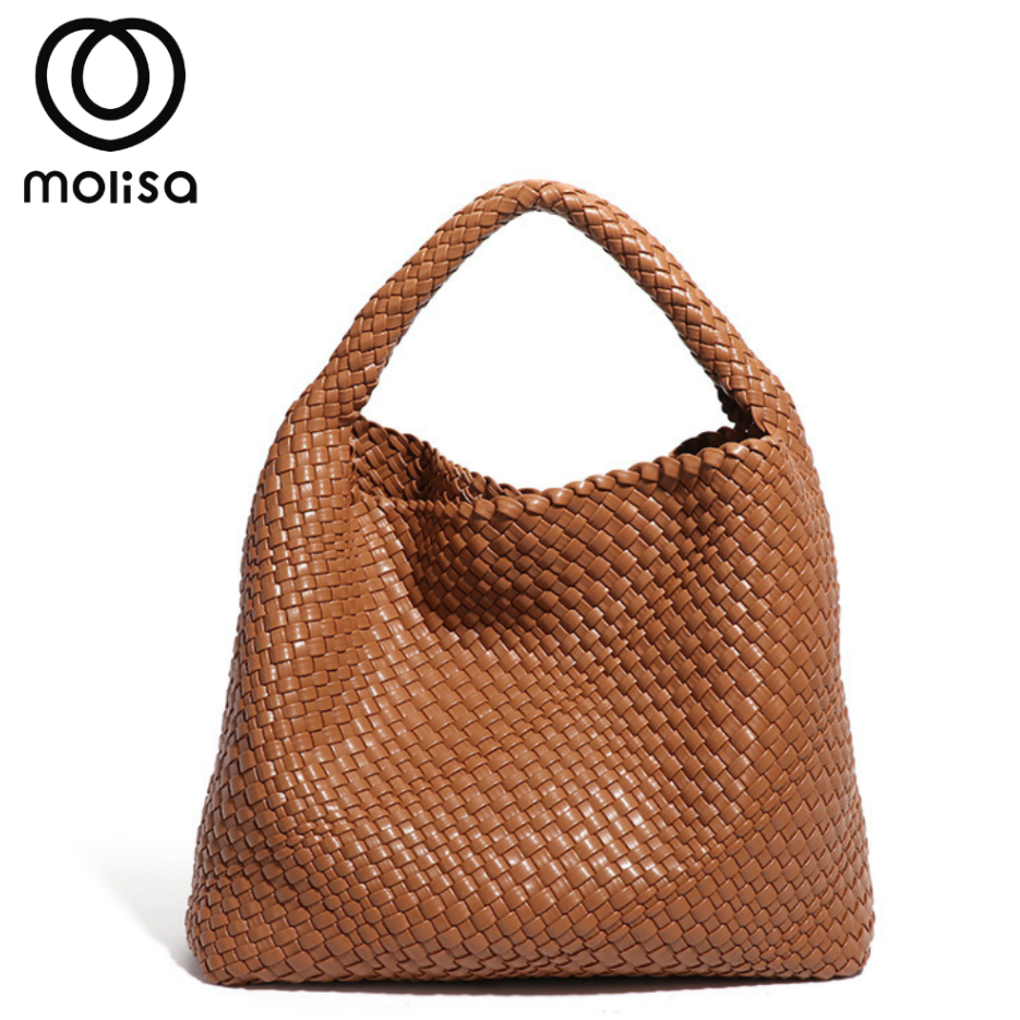 Molisa กระเป๋าสายข้าง ดีไซน์สาน PUพรี่เมี่ยม B1683 กระเป๋าถือ | Shopee ...