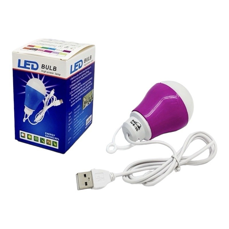 หลอดไฟ usb หลอดไฟ LED usb 5 w แบบสายUSB | Shopee Thailand