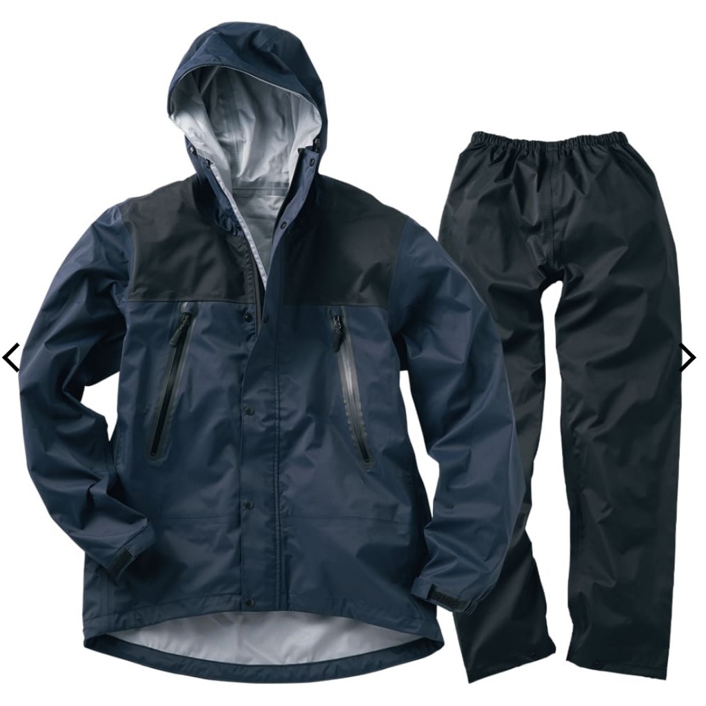 WORKMAN 3 layer breathable stretch rain suit color silver gray, red ...