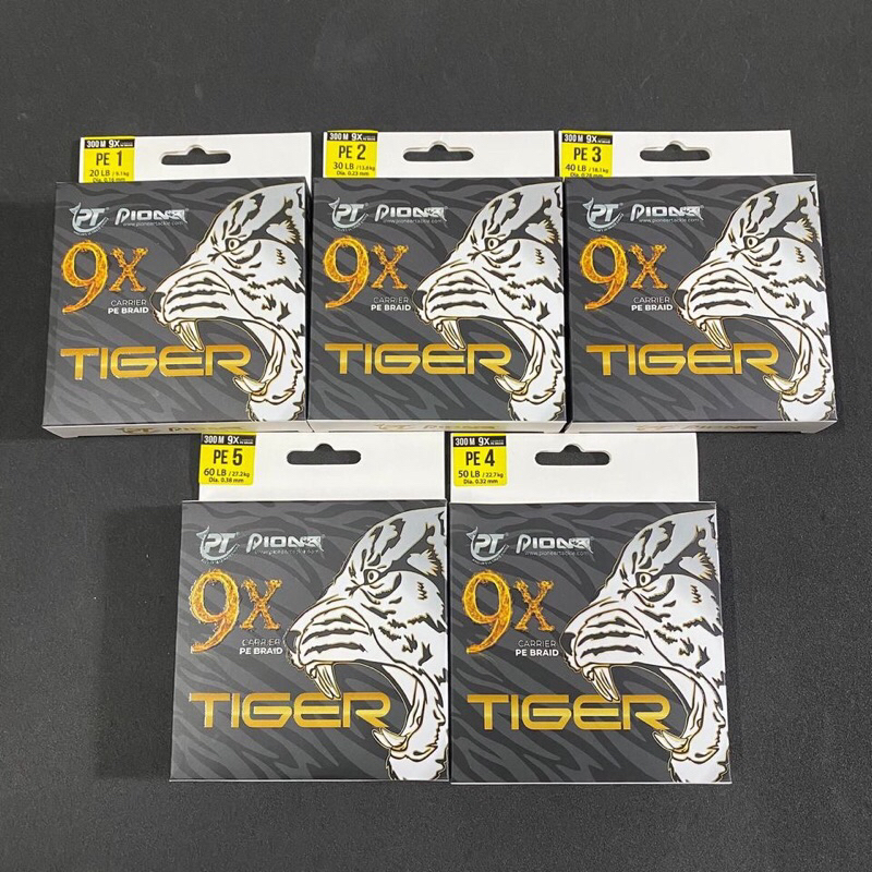 สาย PE Pioneer Tiger X9 150m 300m | Shopee Thailand