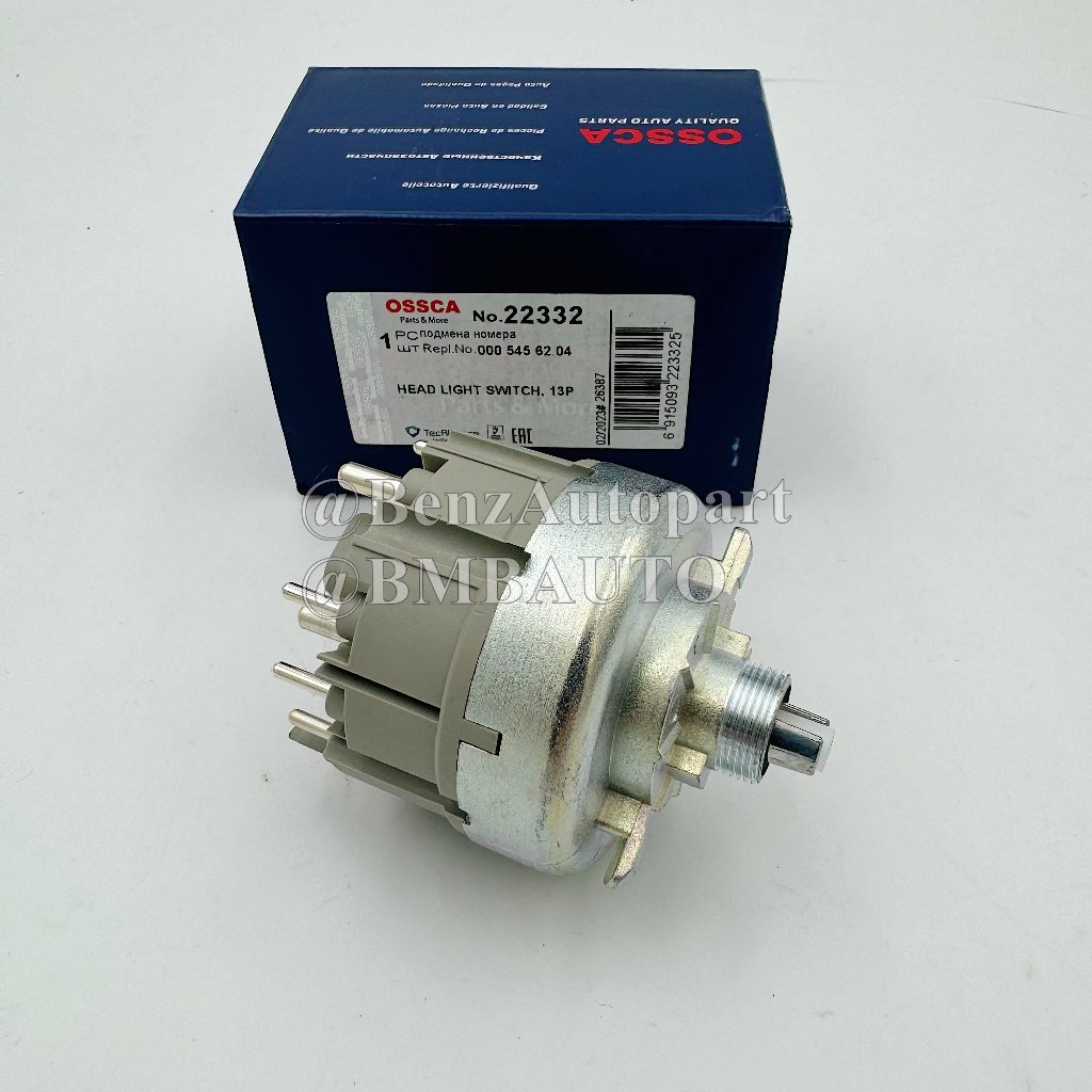 BENZ สวิทช์ไฟหน้า W124 W202 W126 R129 เบอร์ 000 545 62 04 ยี่ห้อ OSCCA ...