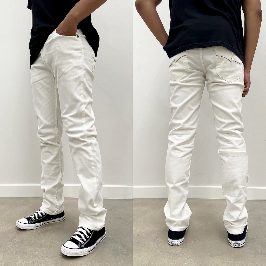 Henry Como Max While กางเกงขายาวผู้ชายกระบอกเล็ก | Shopee Thailand