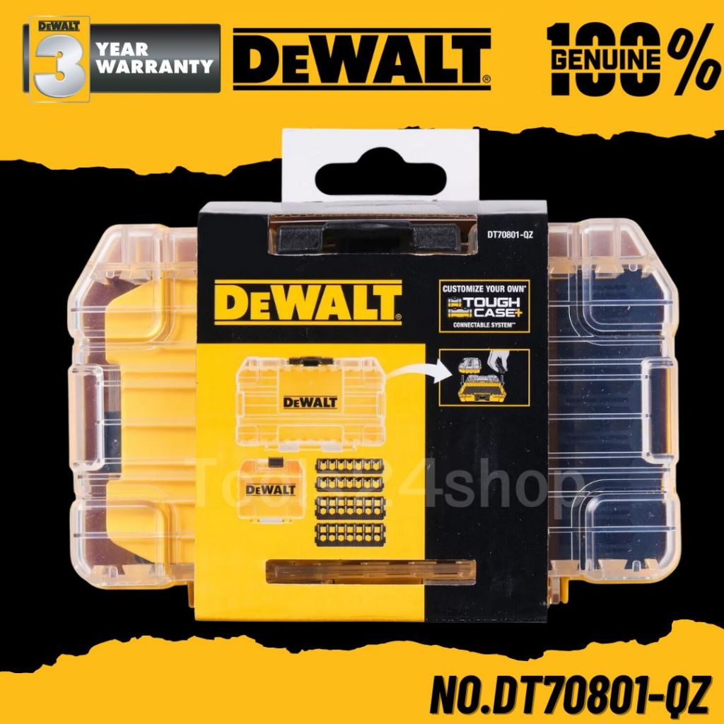 DEWALT กล่องอุปกรณ์ (Tough Case) Tstak ขนาดเล็ก No.DT70801-QZ | Shopee ...