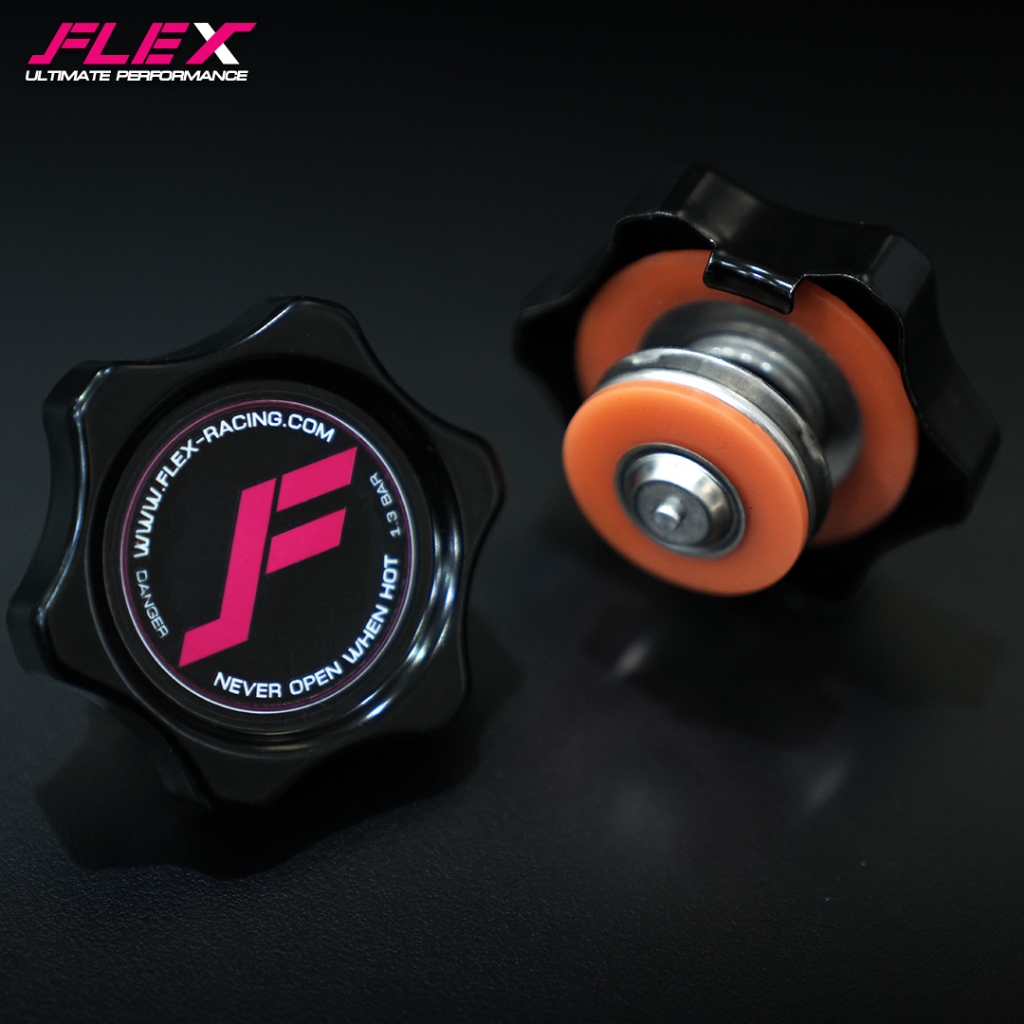 ฝาหม้อน้ำ อัพเกรด แบรนด์ FLEX RADIATOR CAP แรงดัน 1.3 BAR จุกใหญ่ ดุดัน ...