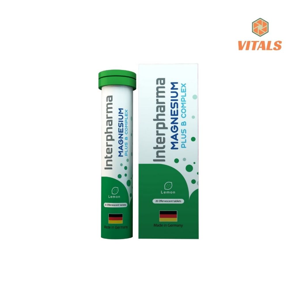 Interpharma Magnesium Plus B Complex แมกนีเซียม พลัส บี คอมเพล็กซ์ เม็ด ...