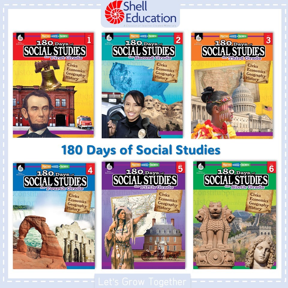180 Days of Social Studies Worksheet with Answer Keys แบบฝึกหัด 180 วัน ...