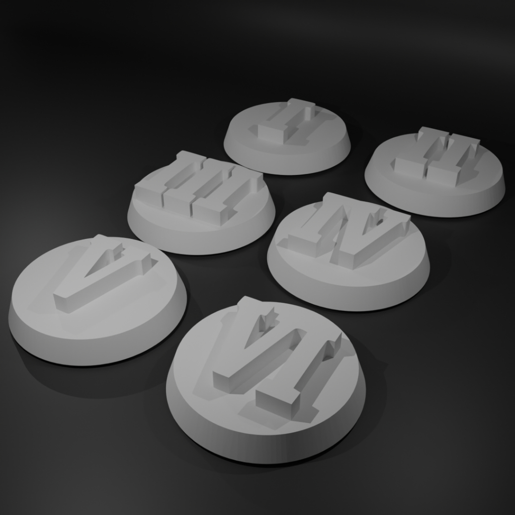 จุด Objective Markers สำหรับ Warhammer 40K Objective Markers - Base ...