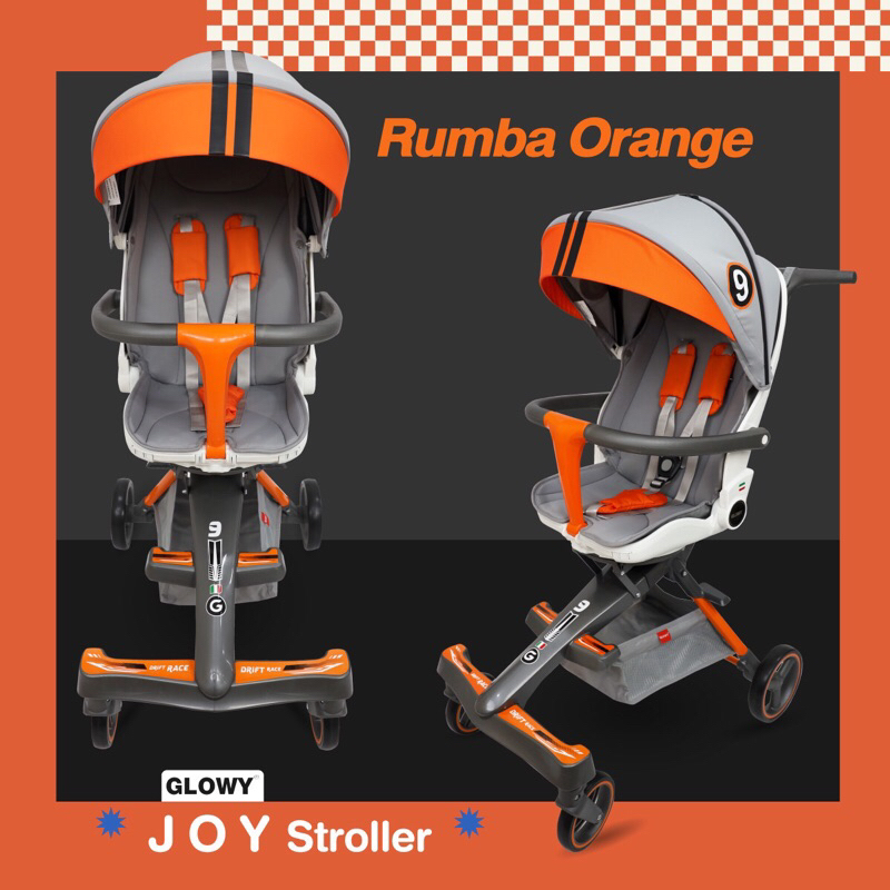 GLOWY JOY Stroller เหมาะสำหรับเด็กแรกเกิด - 3 ขวบ (0-15Kg) | Shopee Thailand