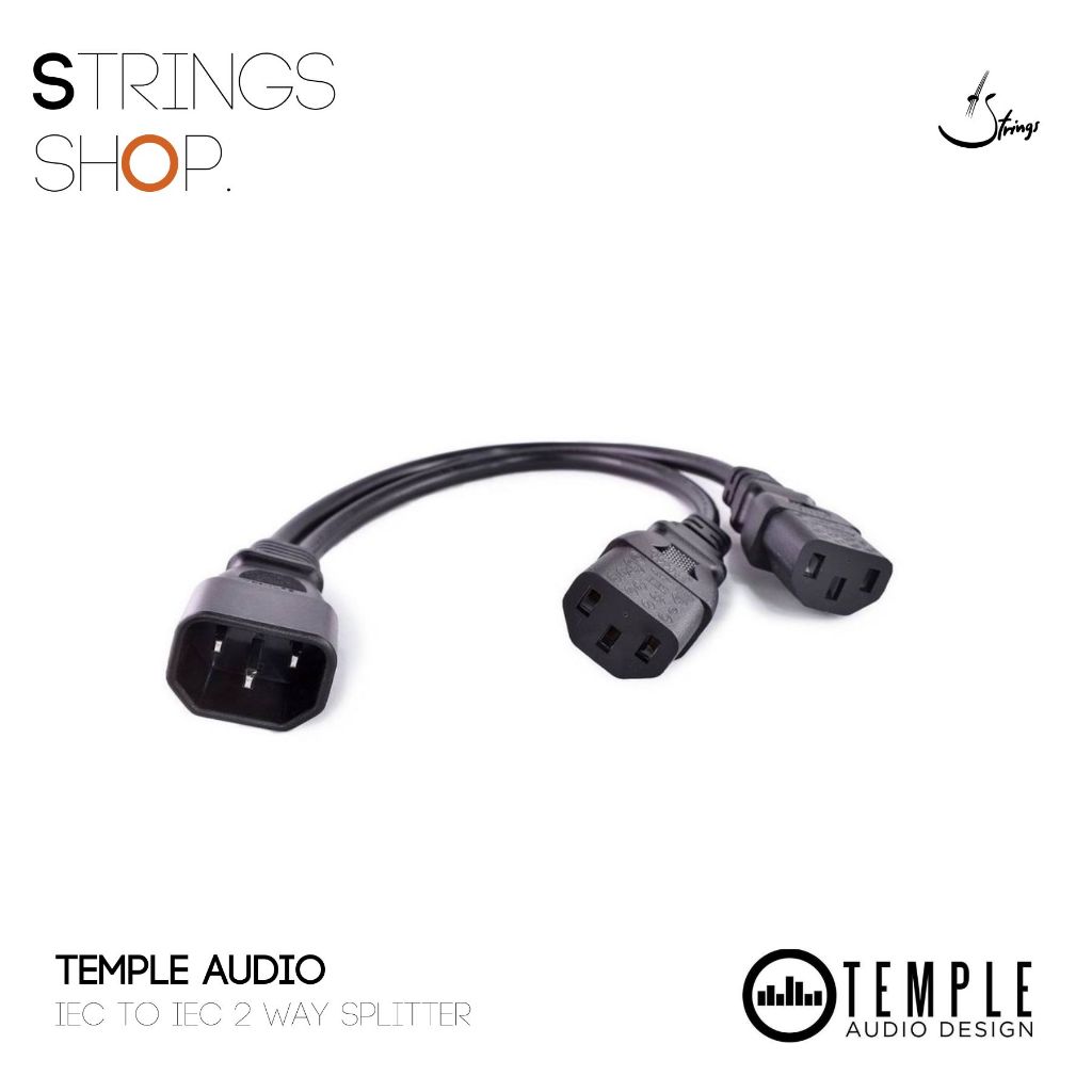 สาย Temple Audio IEC to IEC 2 Way Splitter | Shopee Thailand