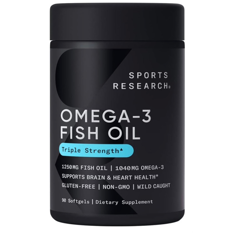 SR Sports Research Omerga-3 Fish Oil 1250mg | Shopee Thailand