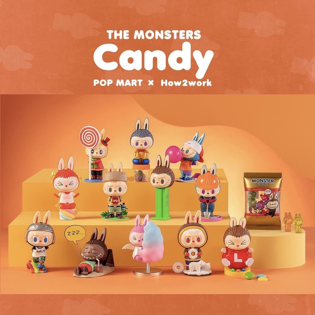 [พร้อมส่ง กล่องจุ่ม] Pop Mart LABUBU The Monsters Candy Series ลิขสิทธิ์แท้ | Shopee Thailand