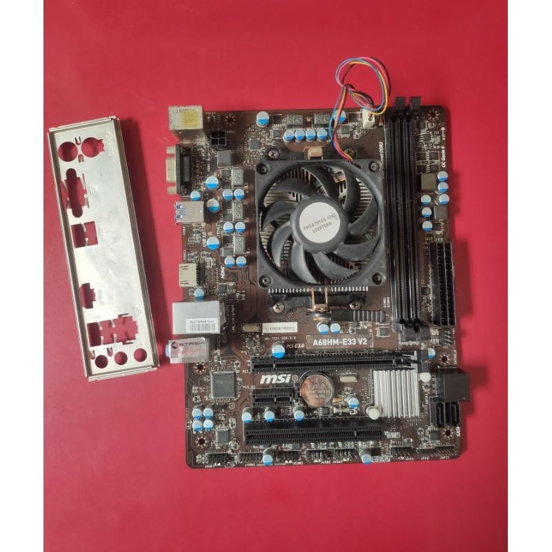 เมนบอร์ด MSI A68HM-E33 v2 socket FM2+ (cpu A8-5600K) 4c/4t | Shopee ...