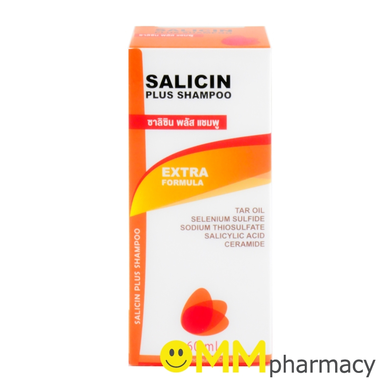 SALICIN PLUS SHAMPOO 60ML.ซาลิซิน พลัส แชมพู 60มล. | Shopee Thailand