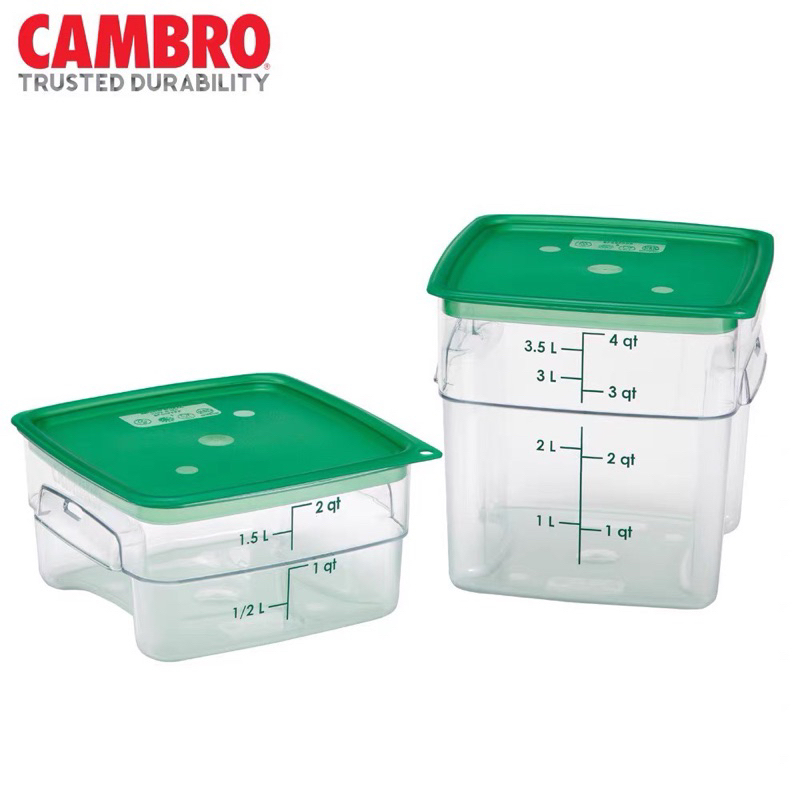 [พร้อมส่ง]กล่องใส่อาหารพร้อมฝาCambro Camsquares Fresh Proมีตะแกรงใน ...
