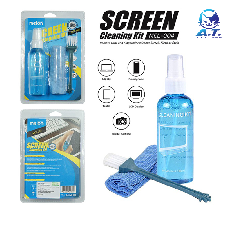 Cleaning MELON Screen kit MCL004 ชุดทำความสะอาดอุปกรณ์ไอทีอเนกประสงค์ หน้าจอ แล็ปท็อป แอลซีดี ...
