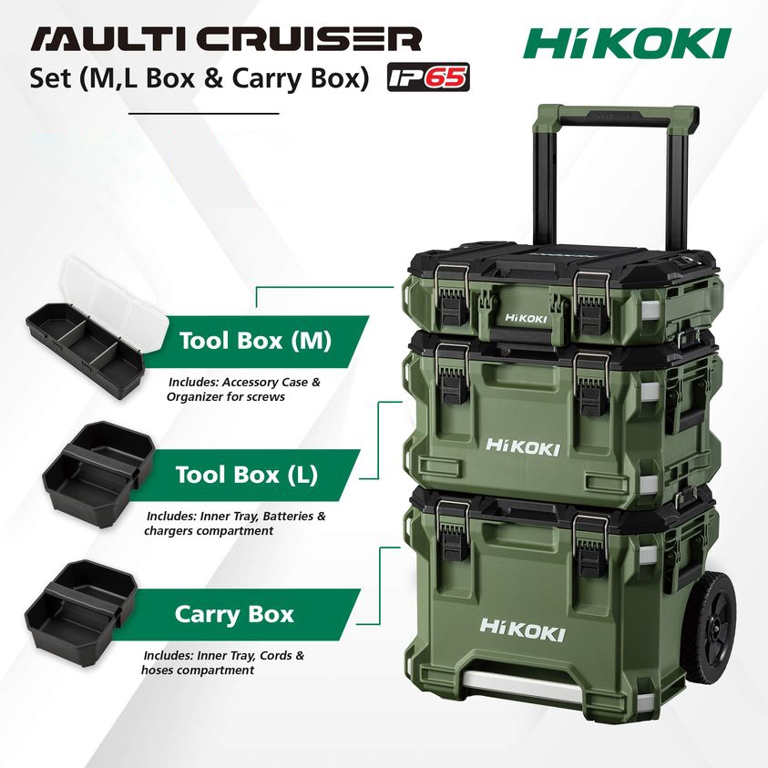 Hikoki Tool Box กล่องเครื่องมือ Multi Cruiser | Shopee Thailand