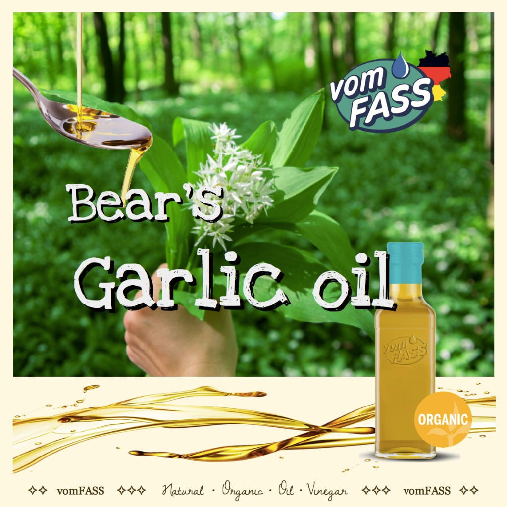 vomFASS น้ำมันกระเทียมป่า (ออร์แกนิก, สกัดเย็น 🇩🇪 ) / Bear's GARLIC OIL ...