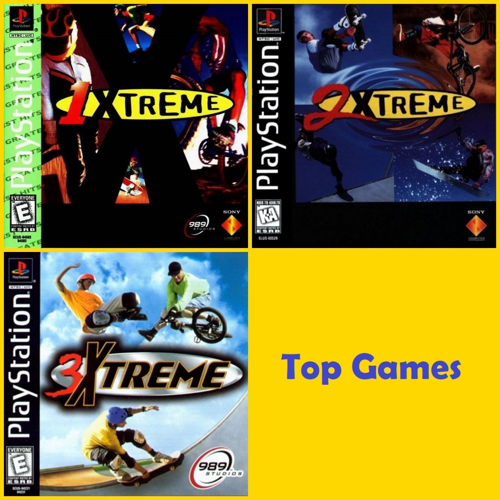 3Xtreme 1-2-3 (USA) แผ่นเกม PS1 (เล่นบน PS2 ได้) | Shopee Thailand