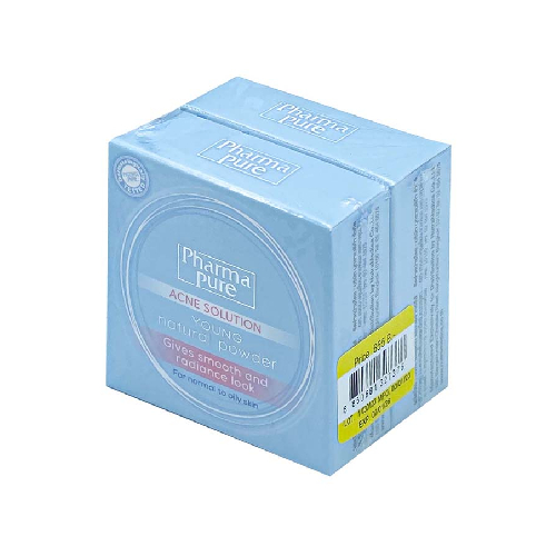 Pharma pure ACNE SOLUTION YOUNG NATURAL POWDER แป้งแอคเน่ 11.5 กรัม (แพ ...