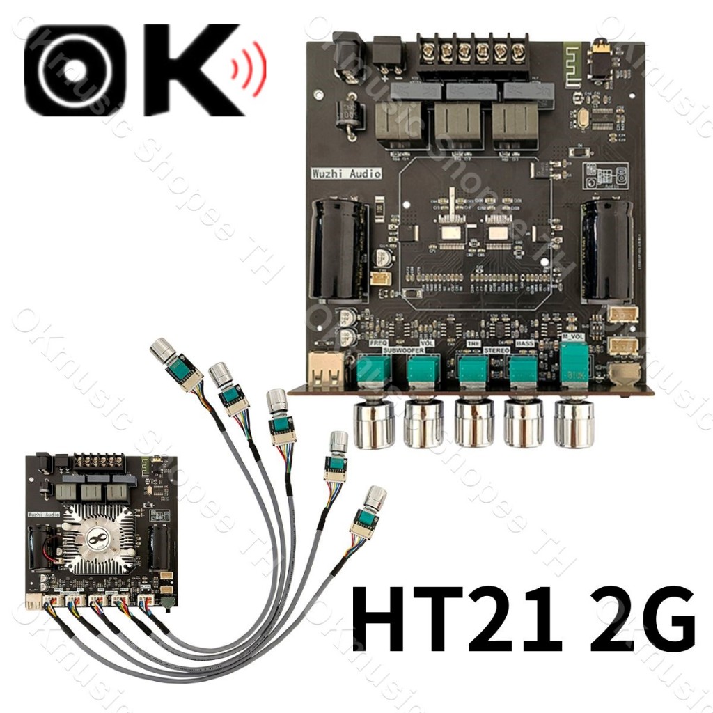 แอมป์จิ๋ว zk ht21 2G zk ht21แท้ แอมป์จิ๋วแรงๆ18v เครื่องขยายเสียง zk ...