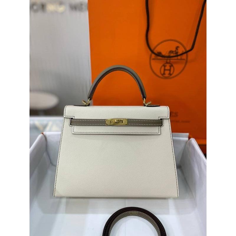 Hermes Kelly half handmade free box set Size 25Cm | Shopee Thailand