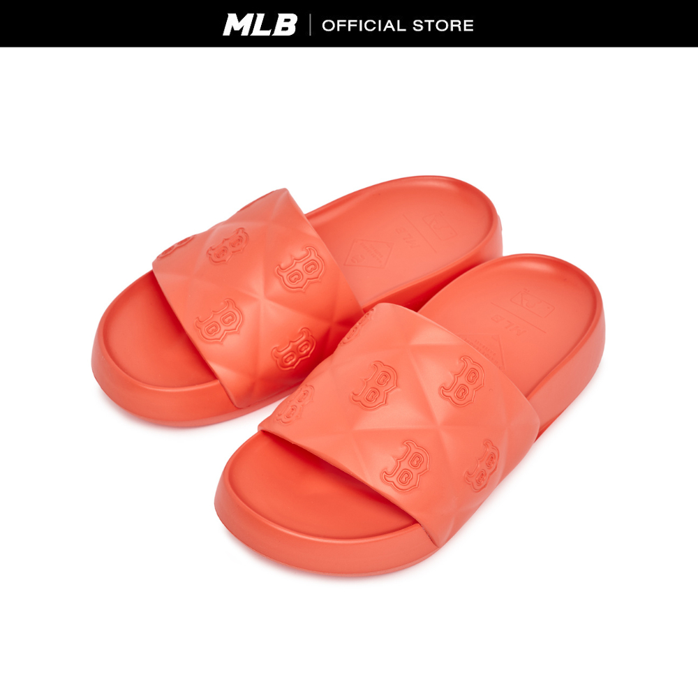 MLB รองเท้าแตะแบบสวม Unisex CHUNKY BOUNCER SLIDE รุ่น 3ALPFBS33 43RDL ...