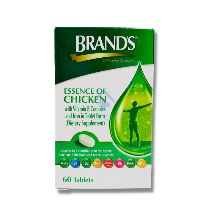 BRAND'S Essence of Chicken with Vitamin B Complex and Iron 60 เม็ด ...