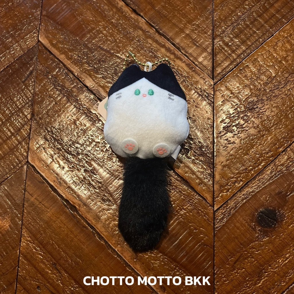 Long tail pukyu! keyring พวงกุญแจตุ๊กตา หางยาว หมาแมว บีบดัง ปั๊ป ...