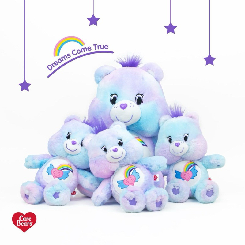 Dream Bright Bear 💜🩵 Care Bears 🧸 ลิขสิทธิ์ไทย ของแท้ ตุ๊กตาแคร์แบร์ | Shopee Thailand