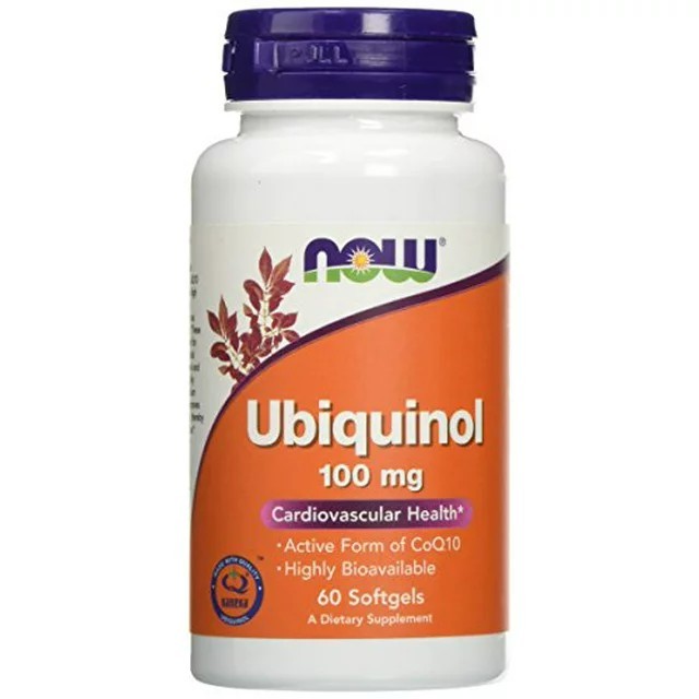 NOW Ubiquinol 100 mg,60 Softgels ยูบิควินอลเป็นโคเอนไซม์คิวเท็น บำรุง ...