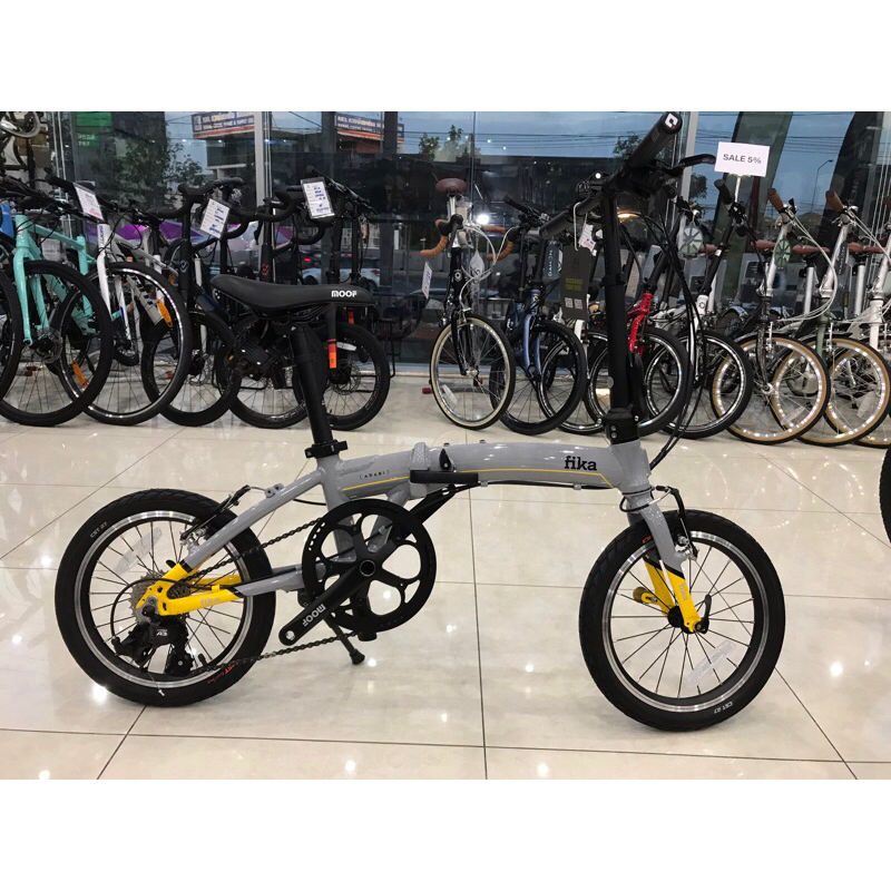 จักรยานพับ FIKA ARABI 16 นิ้ว 8สปีด | Shopee Thailand