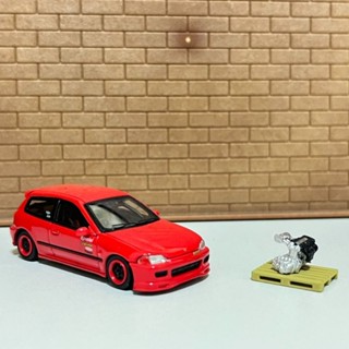 Ghost player 1:64 Initial D Honda civic eg6 and Figure Shingo Shoji *B16 engine | Shopee Thailand