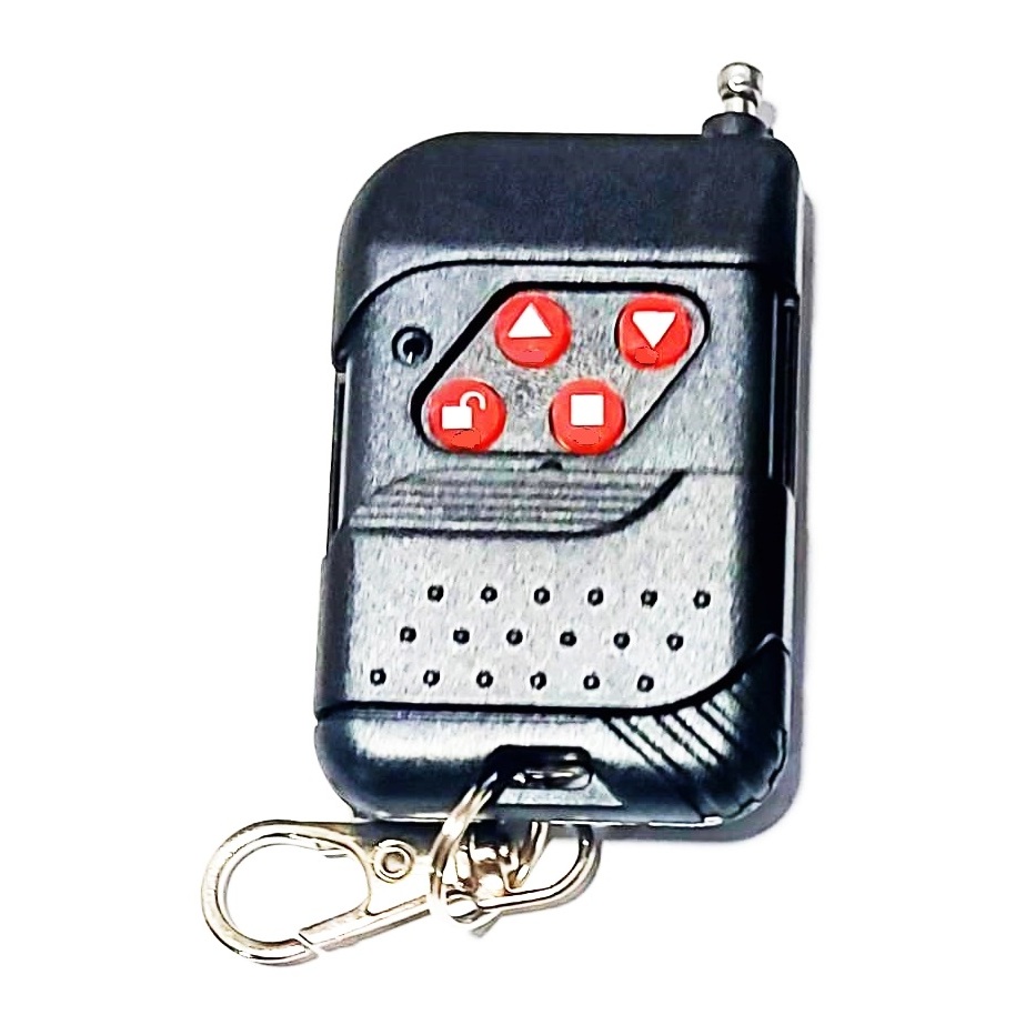 รีโมท แบบ 8DIP มีเสาอากาศ รีโมตควบคุมประตูโรงรถ 433Mhz ชิพ PT2262 ...