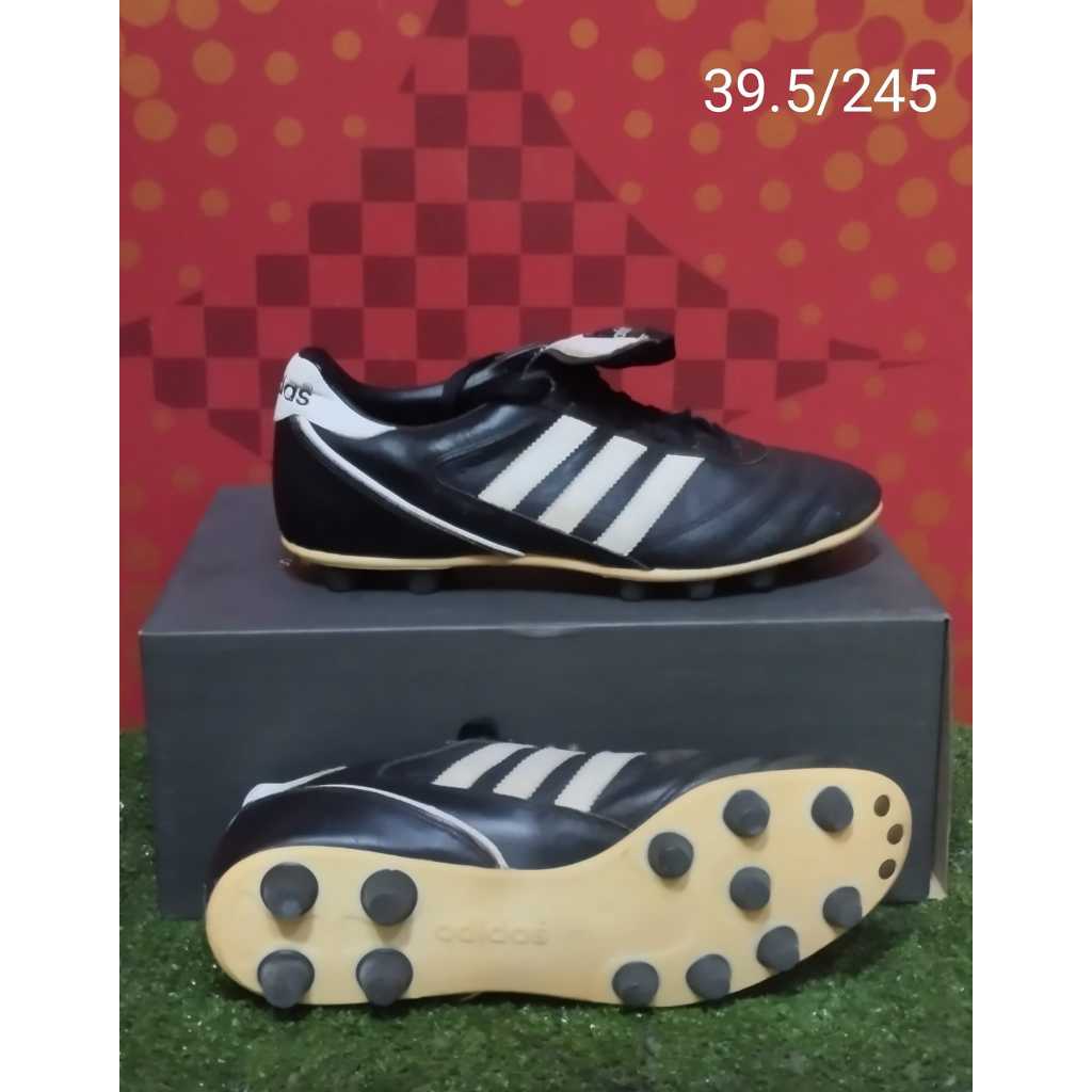 adidas Kaiser 5 Liga FG Black White มือสองสภาพสวยพร้อมใช้งาน | Shopee ...