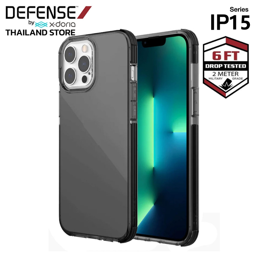 X-Doria Defense Clear เคสกันกระแทก ระดับ 2 เมตร เคสกันกระแทก For IP15 ...