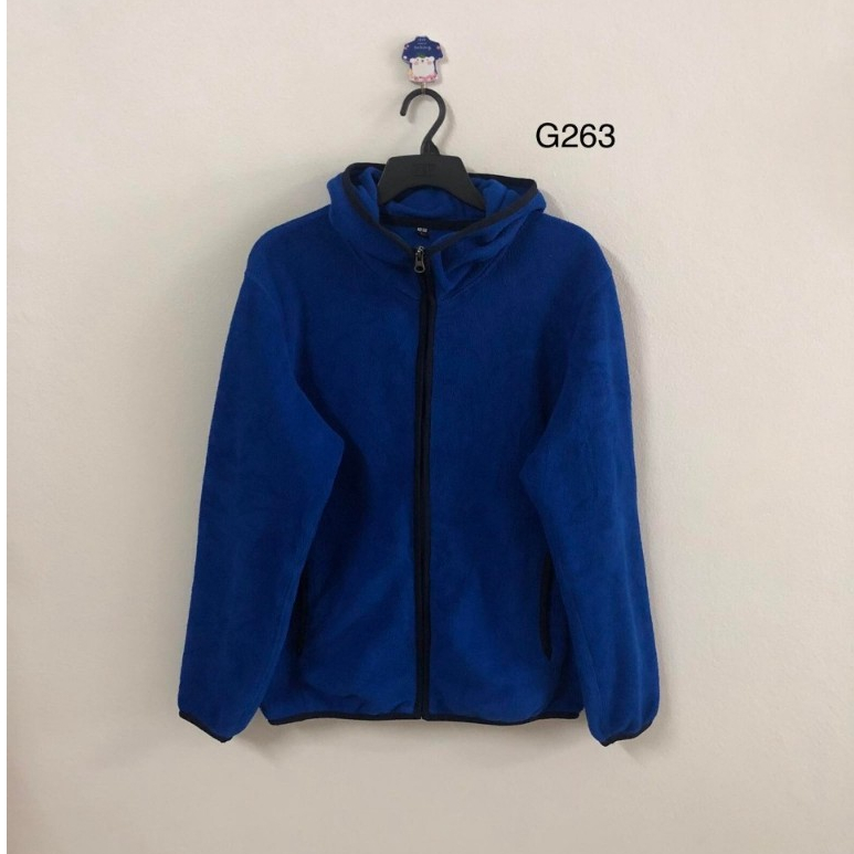 เสื้อแจ็กเกต ผ้าฟลีซ (G263) แบรนด์ uniqlo ยูนิโคล่ | Shopee Thailand