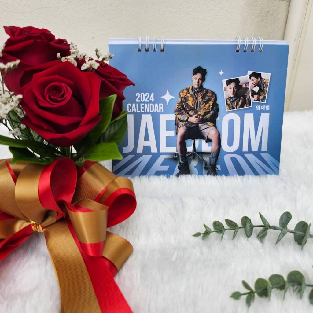 2024 ปฏิทินตั้งโต๊ะ Member Got7 JB Jinyoung Young Bambam Yugyeom MTBB | Shopee Thailand