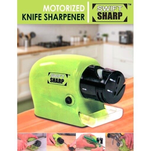 ที่ลับมีดไฟฟ้า Swifty Sharp ลับมีดให้กลับคม ใช้เวลาไม่กี่วินาที | Shopee Thailand