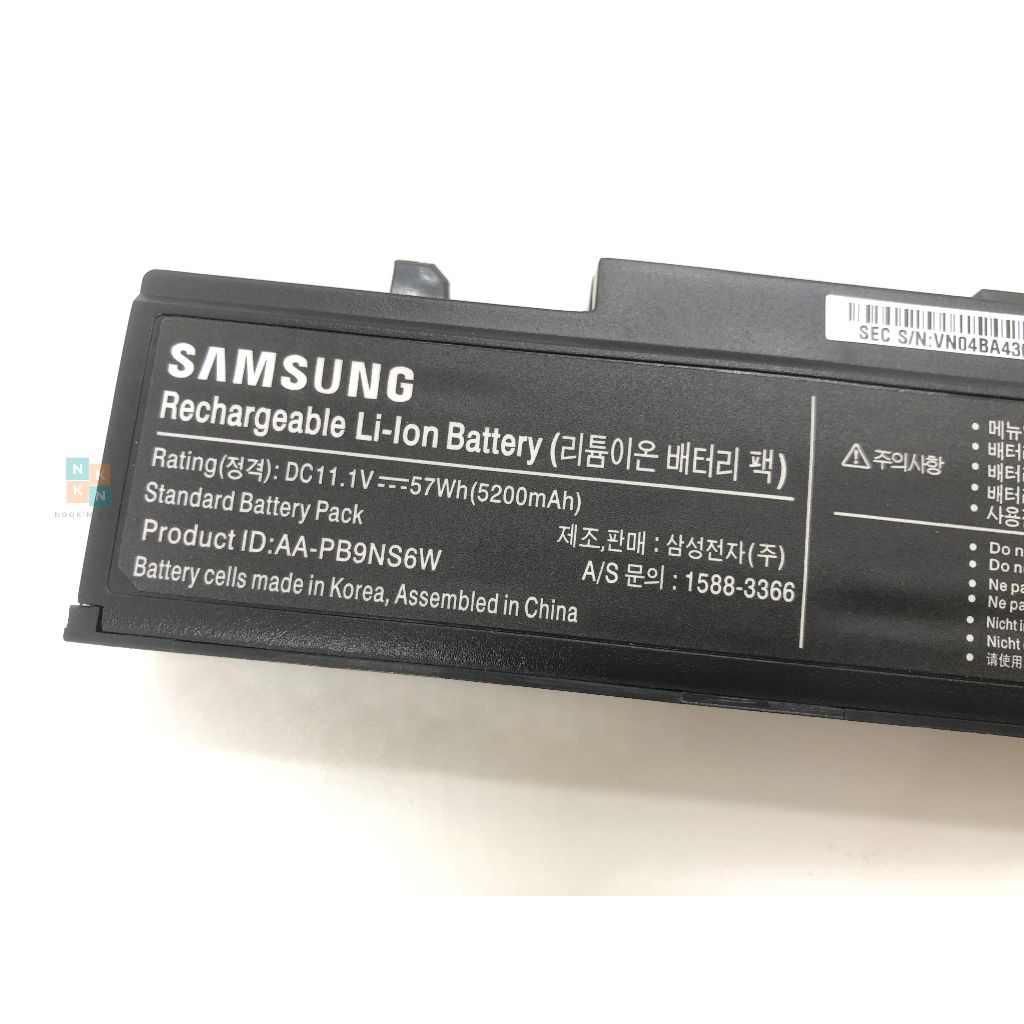 Samsung แบตเตอรี่ AA - PB9NC6B, PB9NS6W ของแท้ (สำหรับ R410 R428 R439 ...