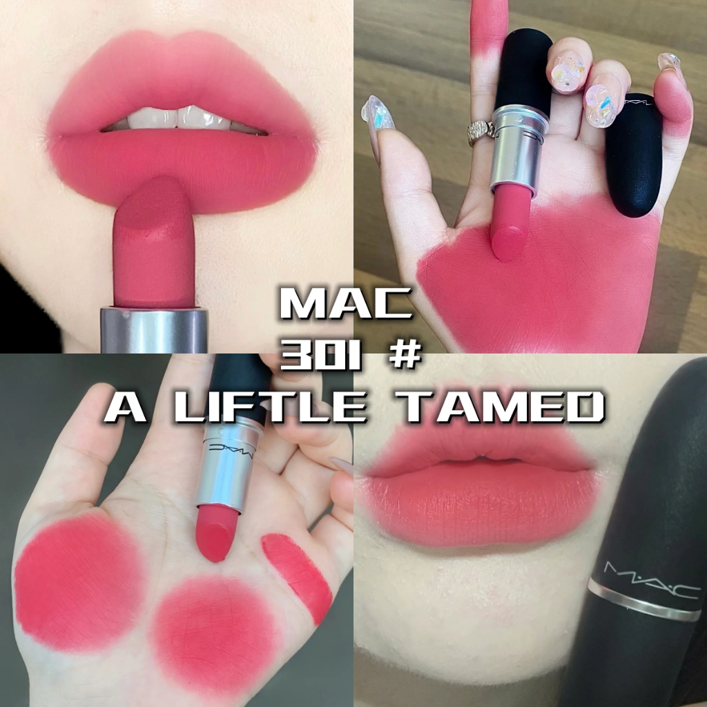 ลิปสติกM.A.C Powder Kiss Lipstick ลิปสติกแม คลิปmac Matte#314#316#923 พร้อมกล่องและถุงแบรนด์ แถม ...
