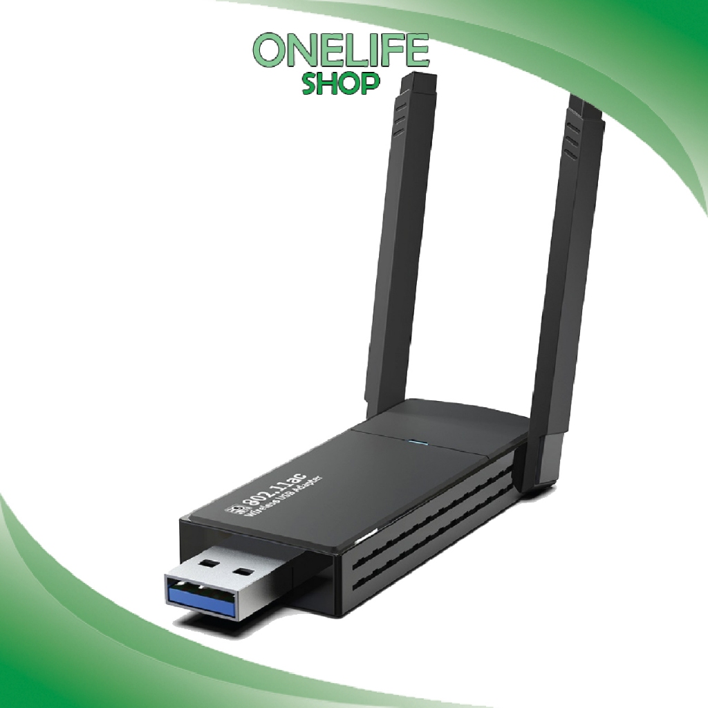 การ์ด WIFI USB รุ่น AC1300Mbps RTL8812BU USB 3.0 WIRELESS CONTROLLER ...