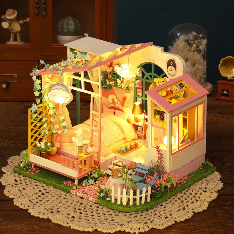 (พร้อมส่ง)+ฝาครอบกันฝุ่น งานDIY รุ่นS006-Bห้องนอนดอกไม้ Flower Dream & รุ่นS005-B ร้านTea Talk ...