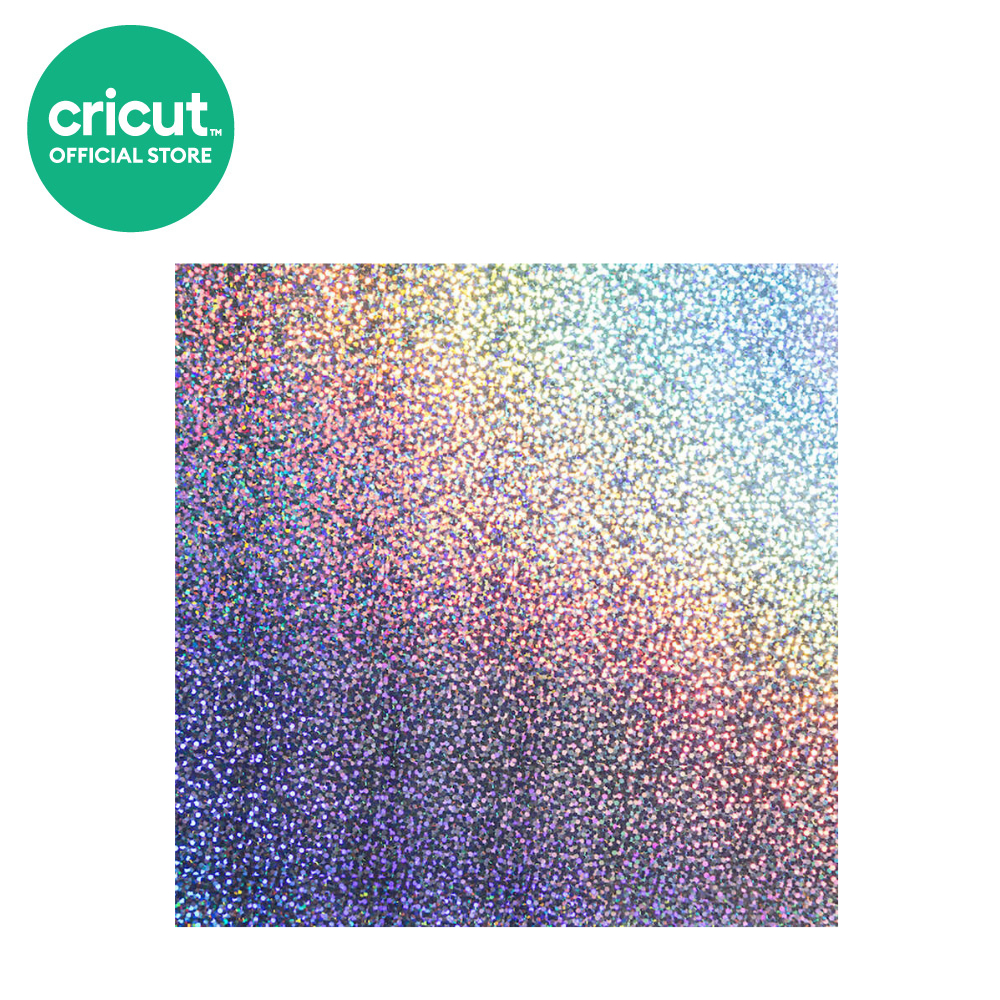 Cricut Holographic Sparkle Iron-On ขนาด 12x24 นิ้ว ใช้กับเครื่องตัดรุ่น ...