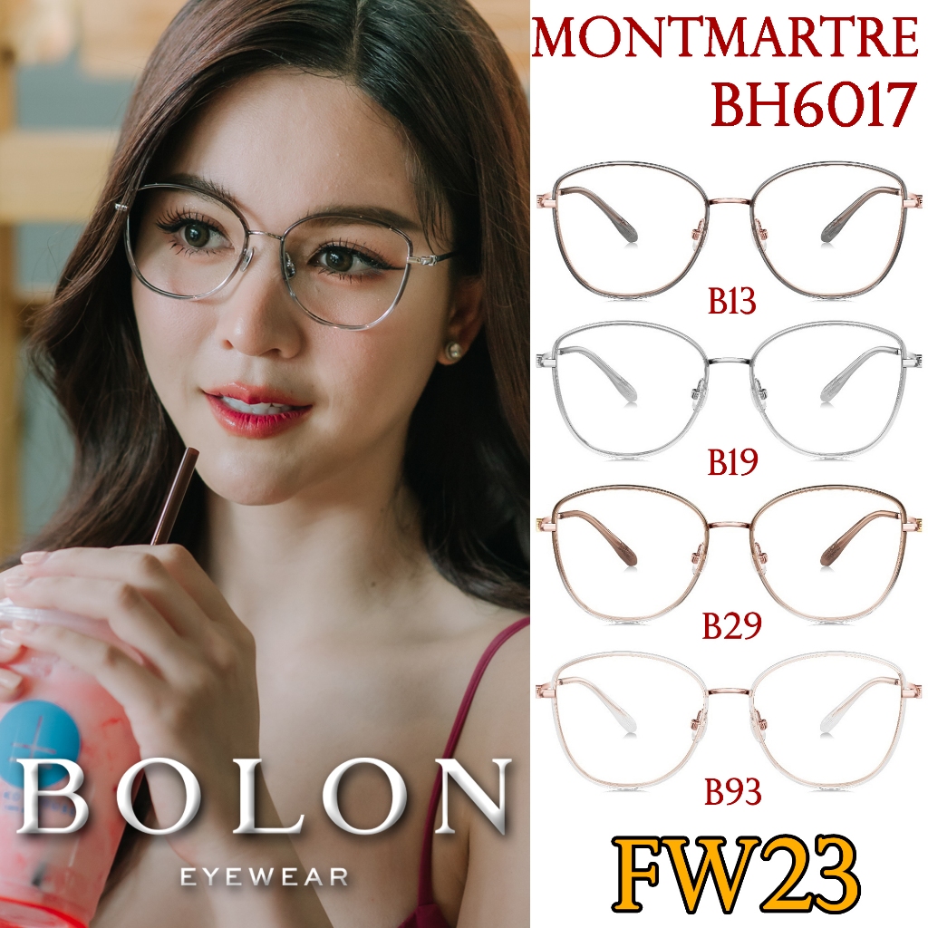 FW23 BOLON กรอบแว่นสายตา รุ่น Montmartre BH6017 B13 B19 B29 B93 [ฺTR+Alloy/β-Titanium] แว่นของ ...