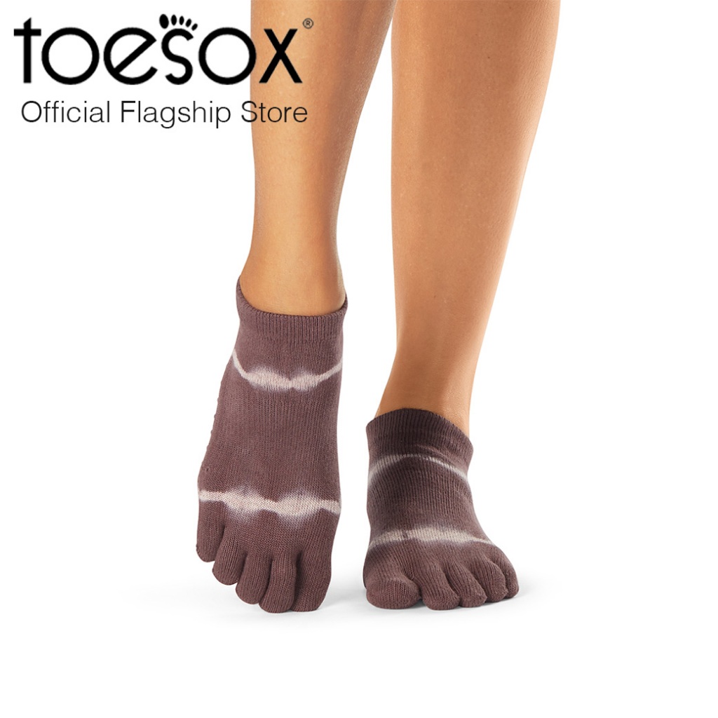 ToeSox Grip Low Rise Full Toe โทซอคส์ ถุงเท้ากันลื่นปิดนิ้วเท้า พิลาทิส ...