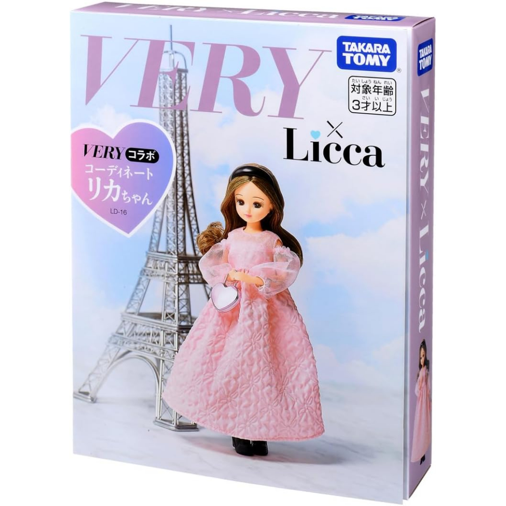 [Direct from Japan] TAKARA TOMY Licca doll VERY 2023 Collaboration Coordinated Licca-chan JAPAN ...