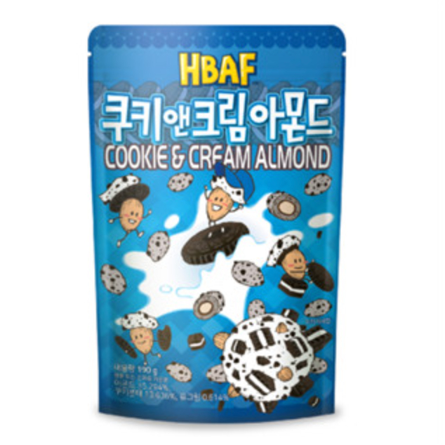 HBAF (ถุงใหญ่) Almond Korea Tom’s farm น้ำหนัก 190 กรัม / 210 กรัม | Shopee Thailand